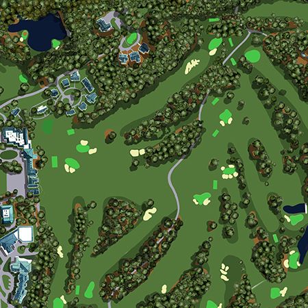 Masters Golf Course Layout