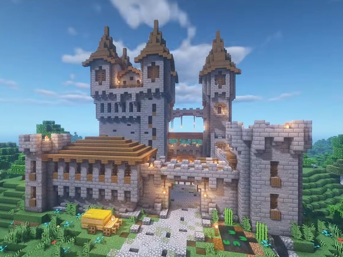 Minecraft Castle Schematics And Blueprints