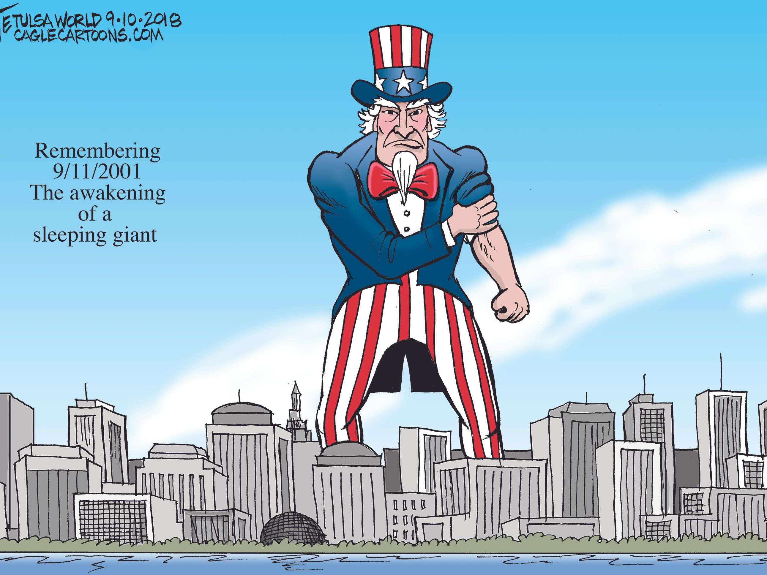 Cartoon Uncle Sam Profile