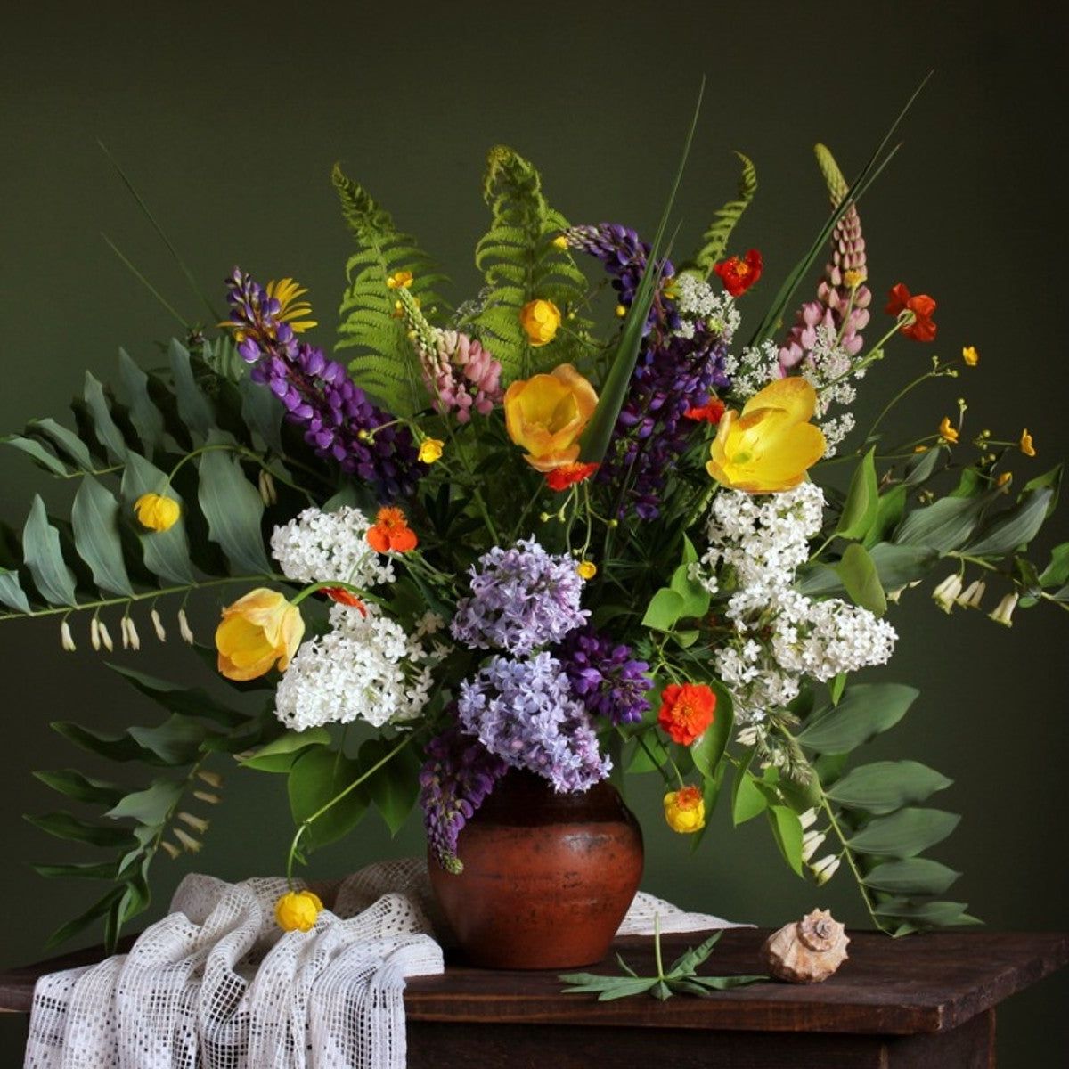 Victorian Flower Pattern