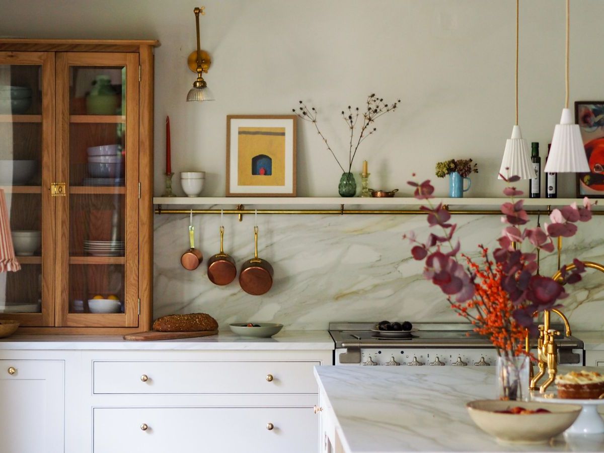 Transitional Kitchen Backsplash