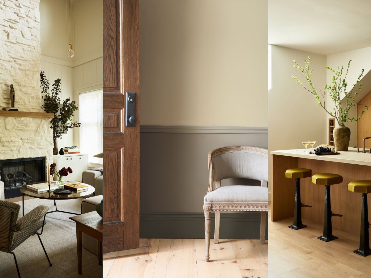 Bleeker Beige Benjamin Moore Imperial Gray Sample Sticks Benjamin