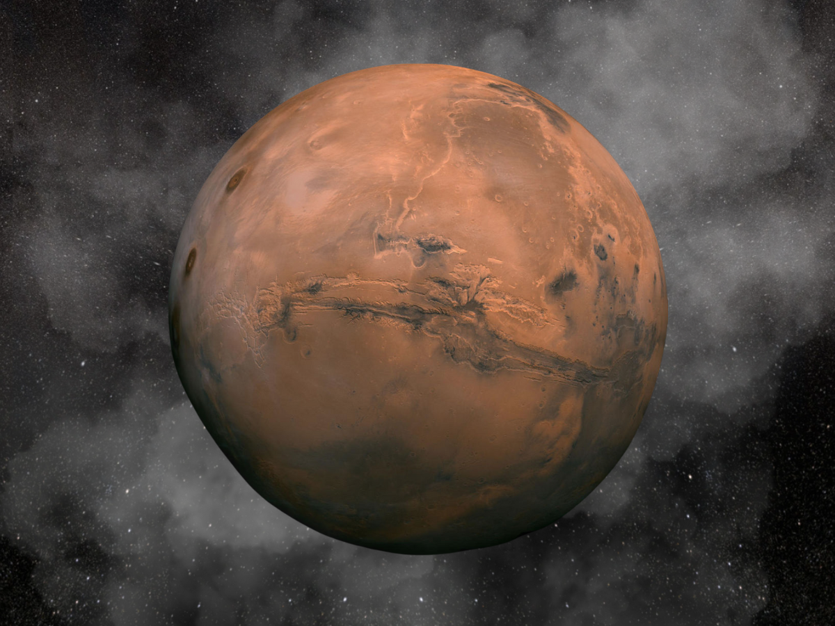 Real Mars From Space