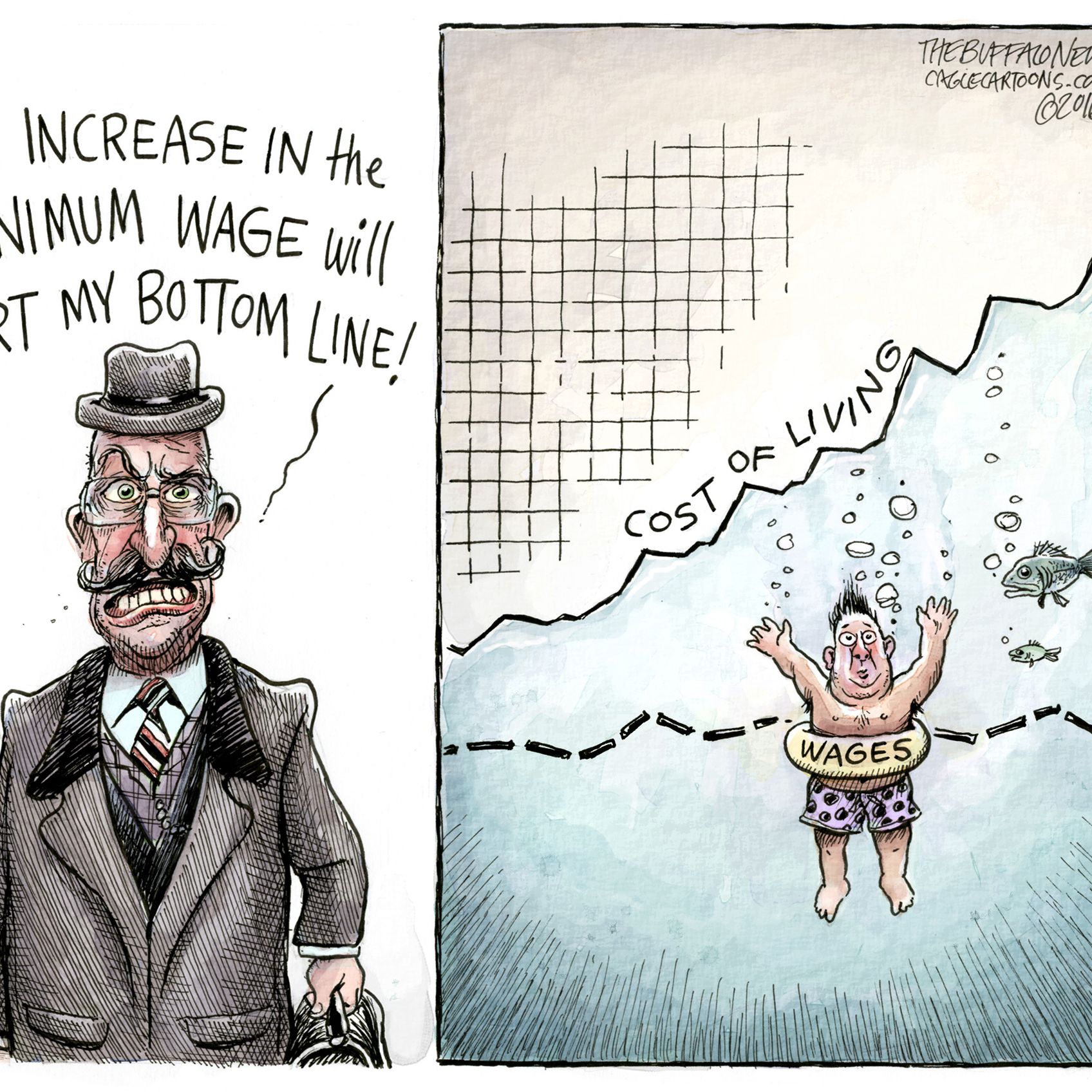 Minimum Wage Political Cartoons 2014