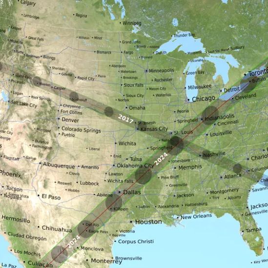 Solar Eclipse 2017 Path