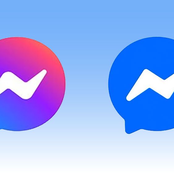 Blue Logo Messenger