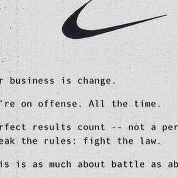 Nike Inspirational Advert