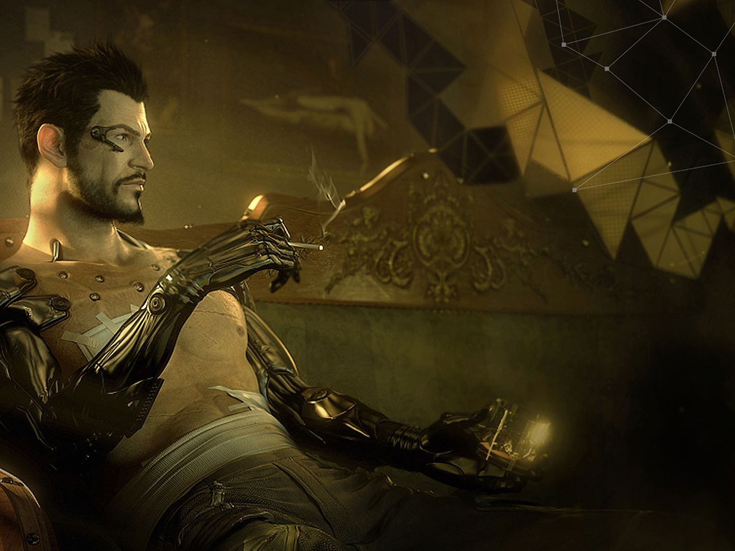 Arte Obra Deus Ex Shadow Operative Arm Art Deus Ex: Mankind Divided