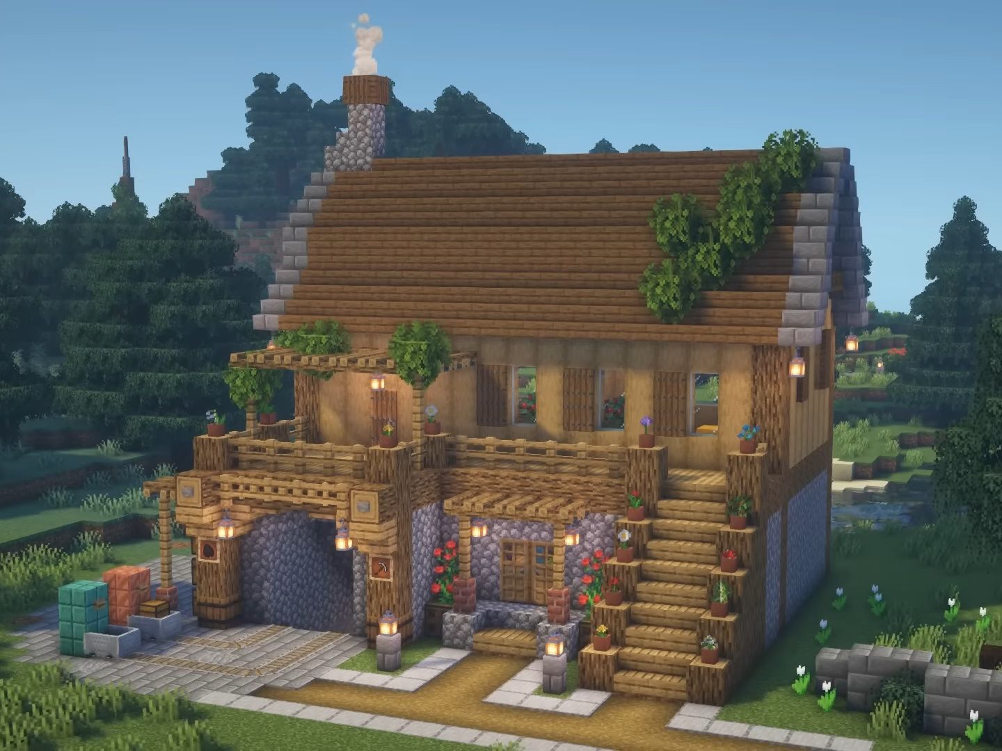 Small Modern House Minecraft Download