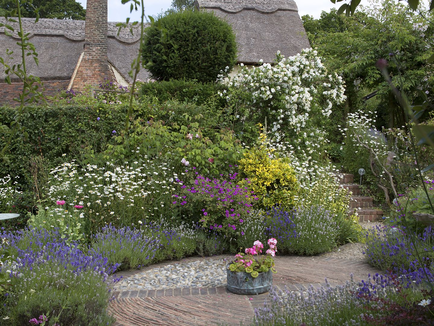 English Cottage Garden Borders
