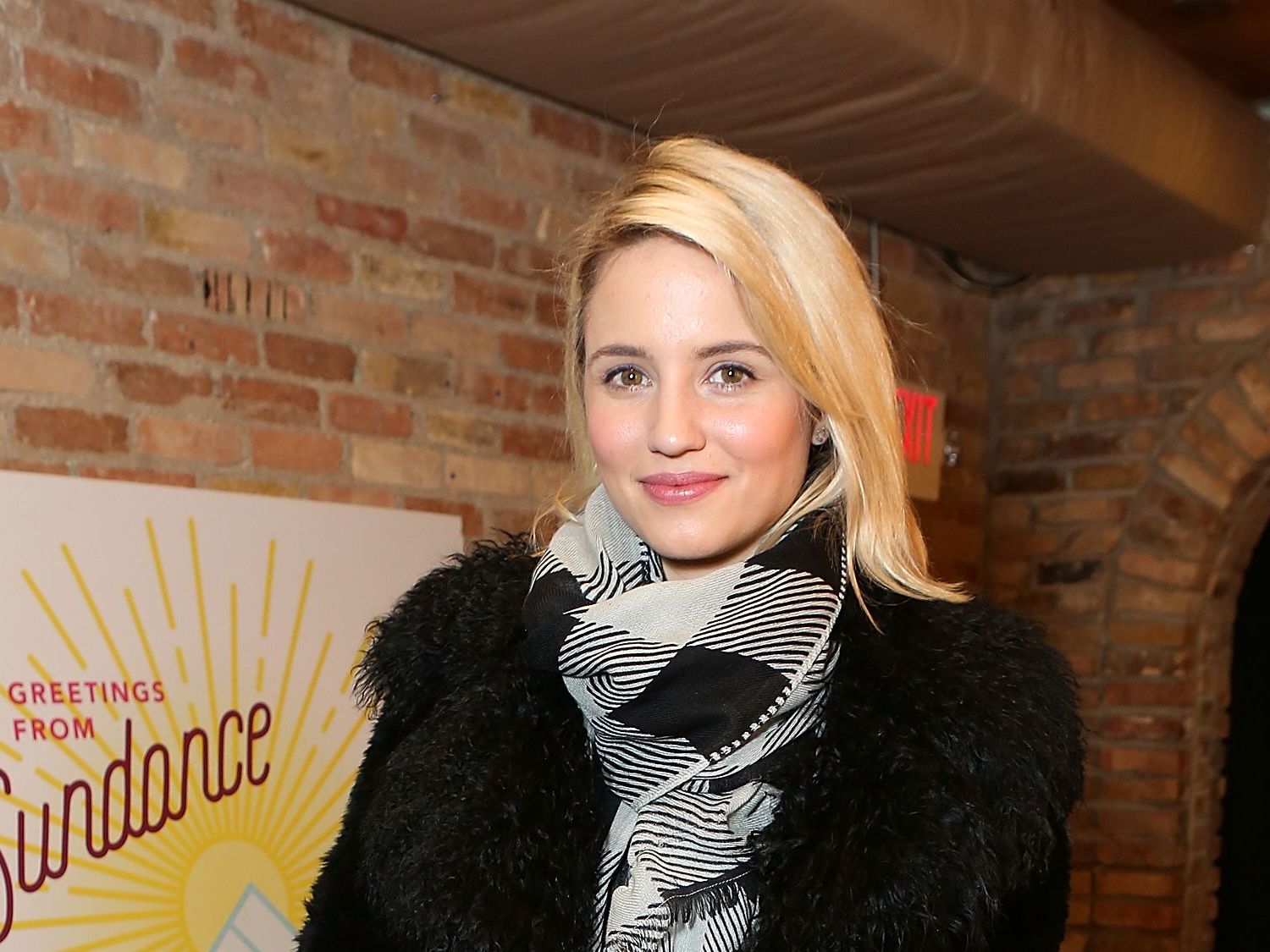 Sujetador Dianna Agron Dianna Agron Foto De Stock De Contenido