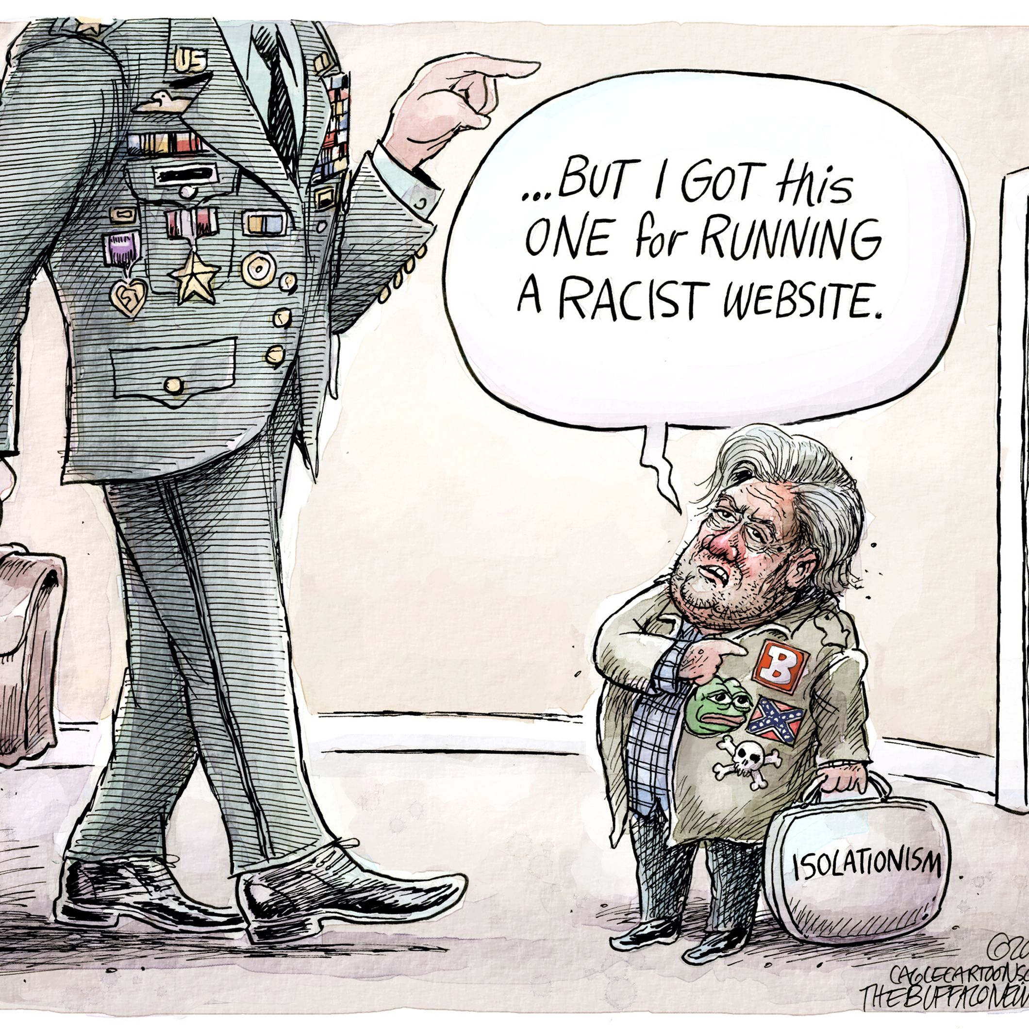 Steve Bannon Political Cartoons