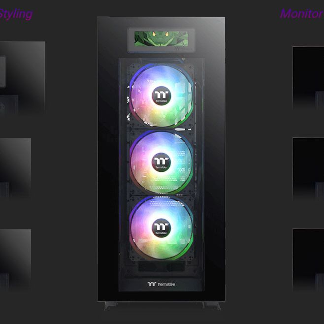 Thermaltake Reveals PC Case With Front Panel LCD Display Thermaltake Reveals PC Case With Front Panel LCD Display