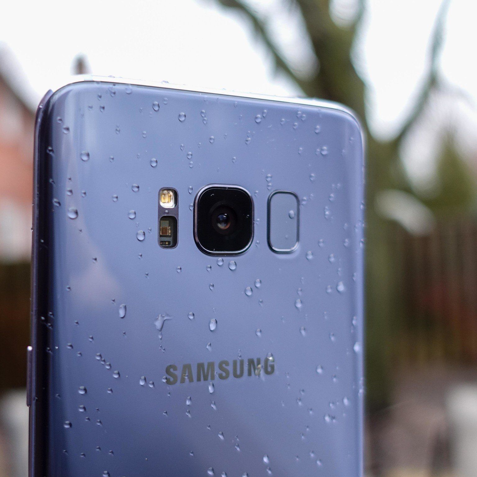 Blue Samsung S8