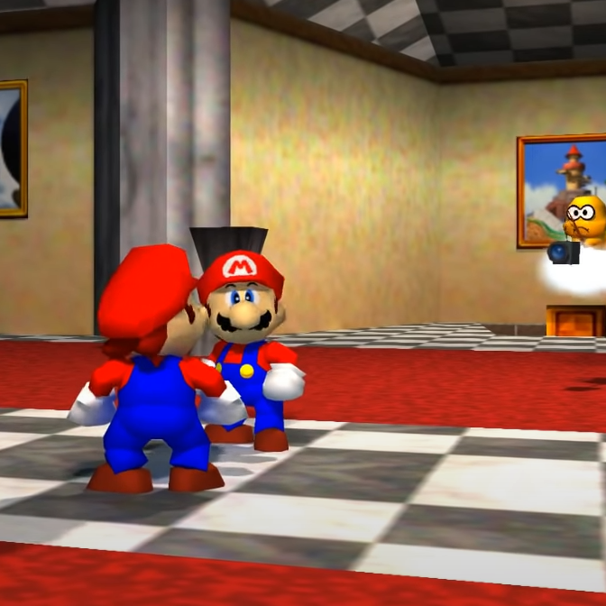 Mario 64 Lakitu Mirror