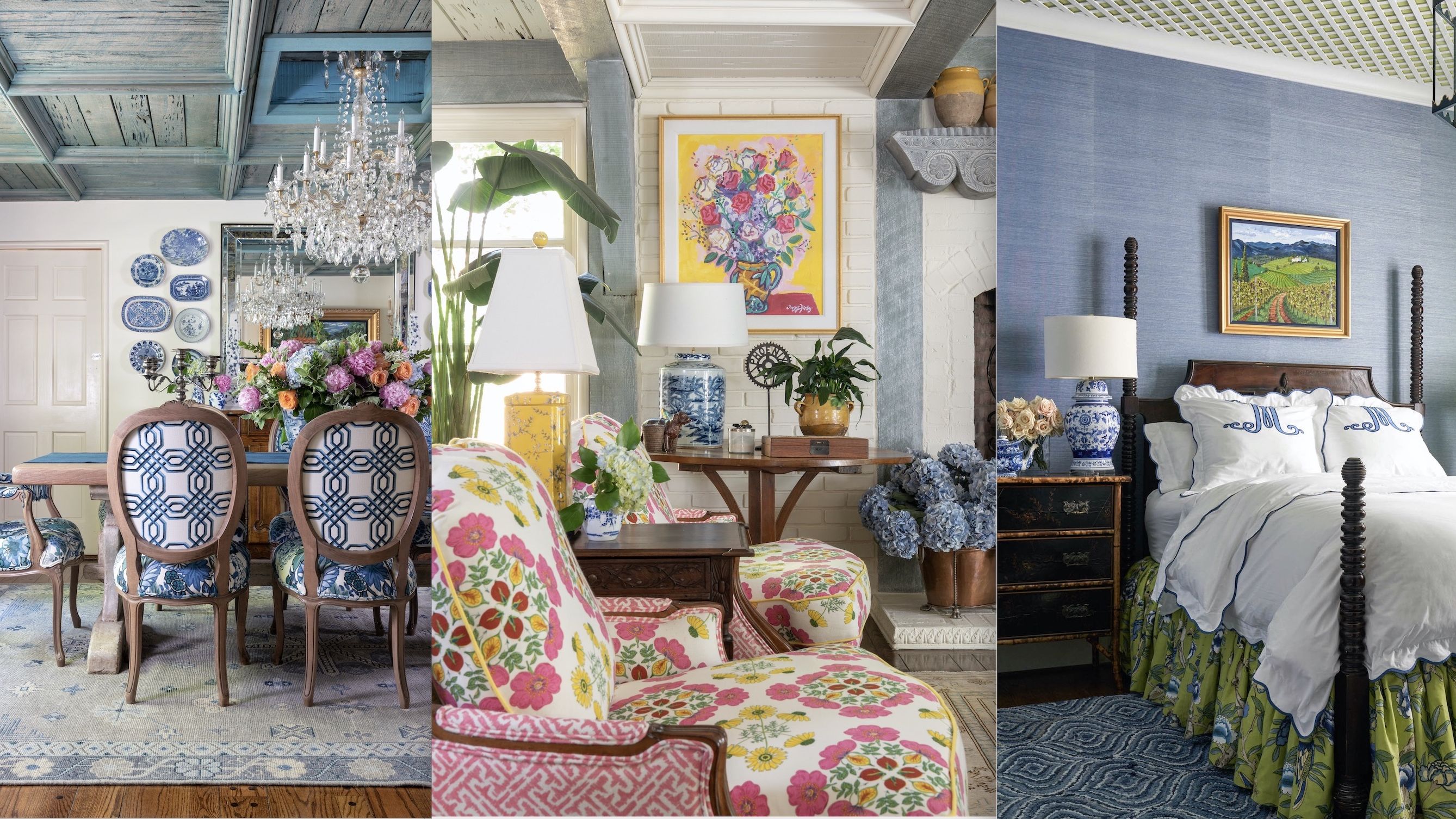 Reading Room French Country Home