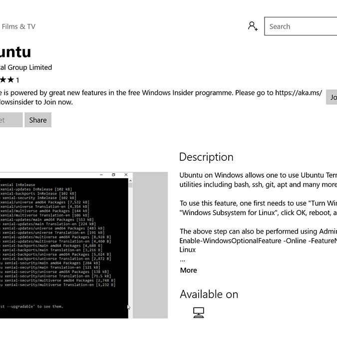 Ubuntu Now Available From The Windows Store Windows Rememberlessfool:
