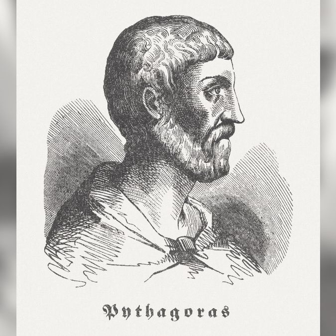 Pythagoras Easy Drawing