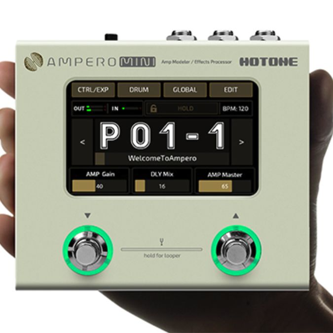 Hotone unveils the palm-sized Ampero Mini – and at $255 it Hotone unveils the palm-sized Ampero Mini – and at $255 it