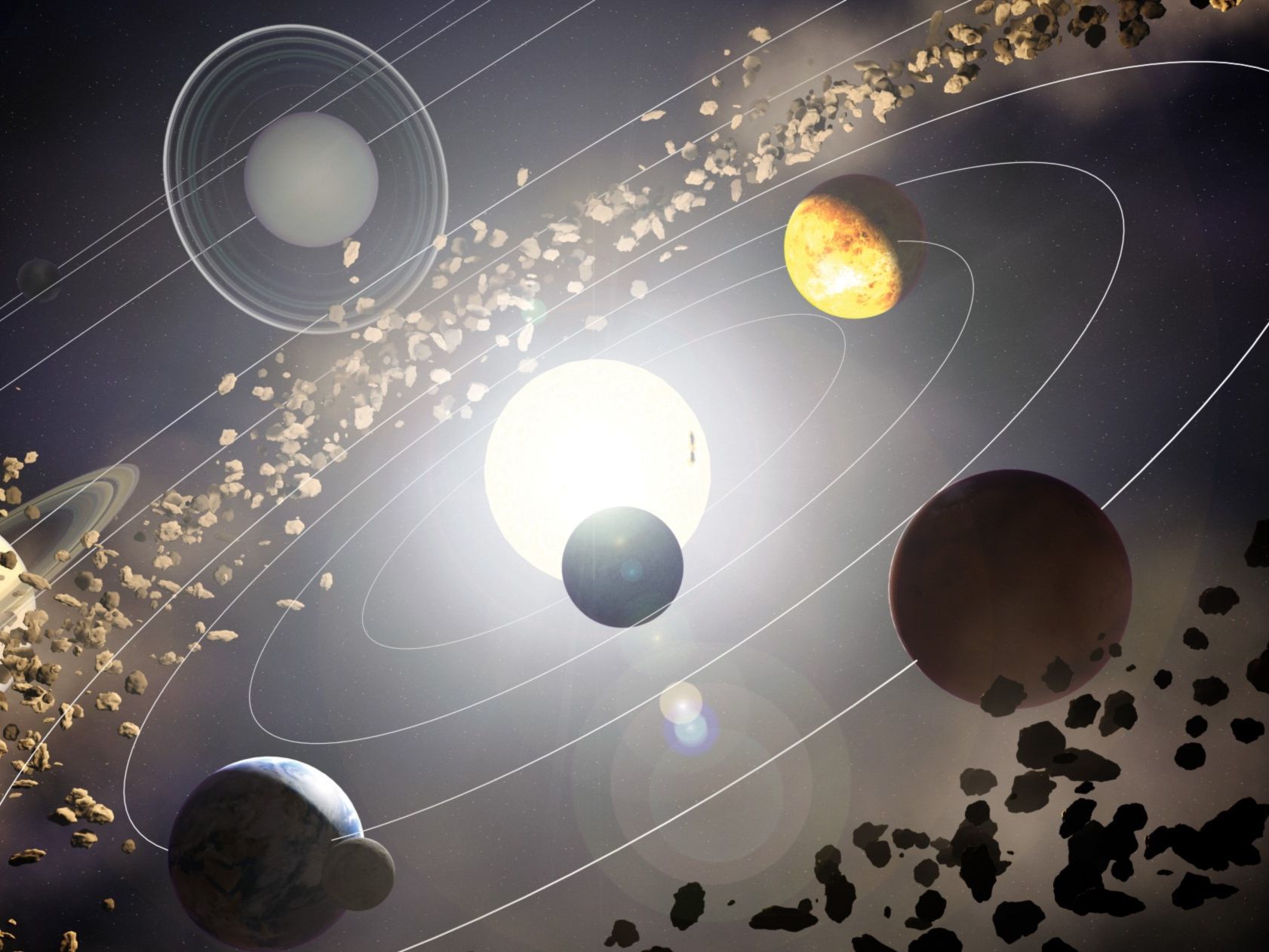 Milky Way Planets And Moons