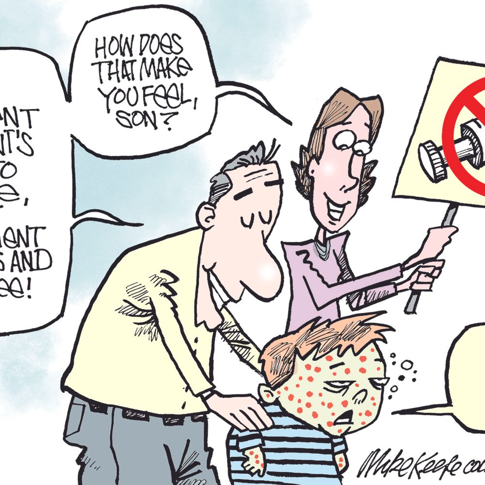 Measles Political Cartoons