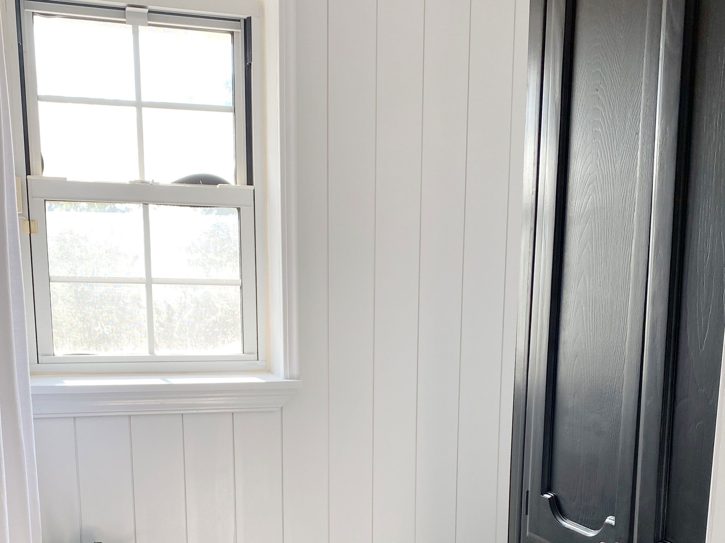 Wood Paneling Window