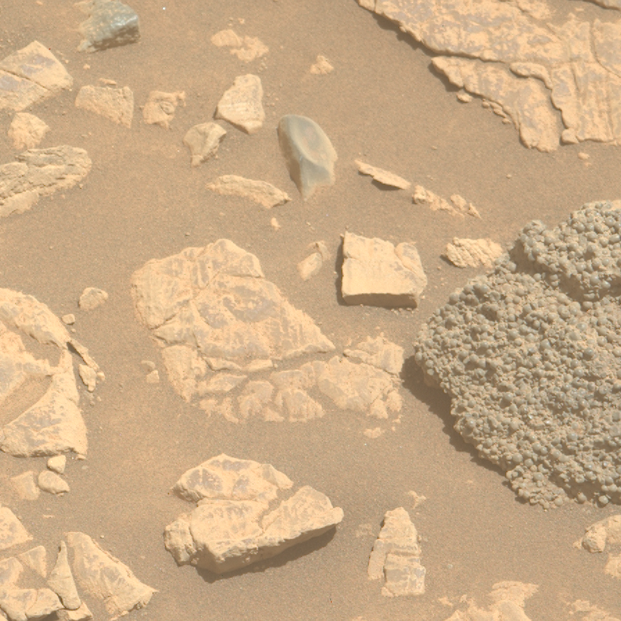 Mars Rover Rock Discovery