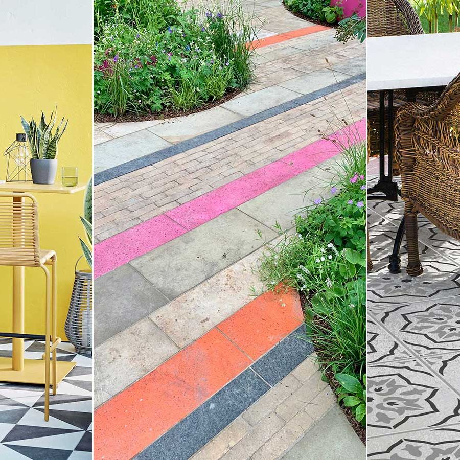 Hand Painted Patio Pavers Circular Patio Design Ideas: Style Your