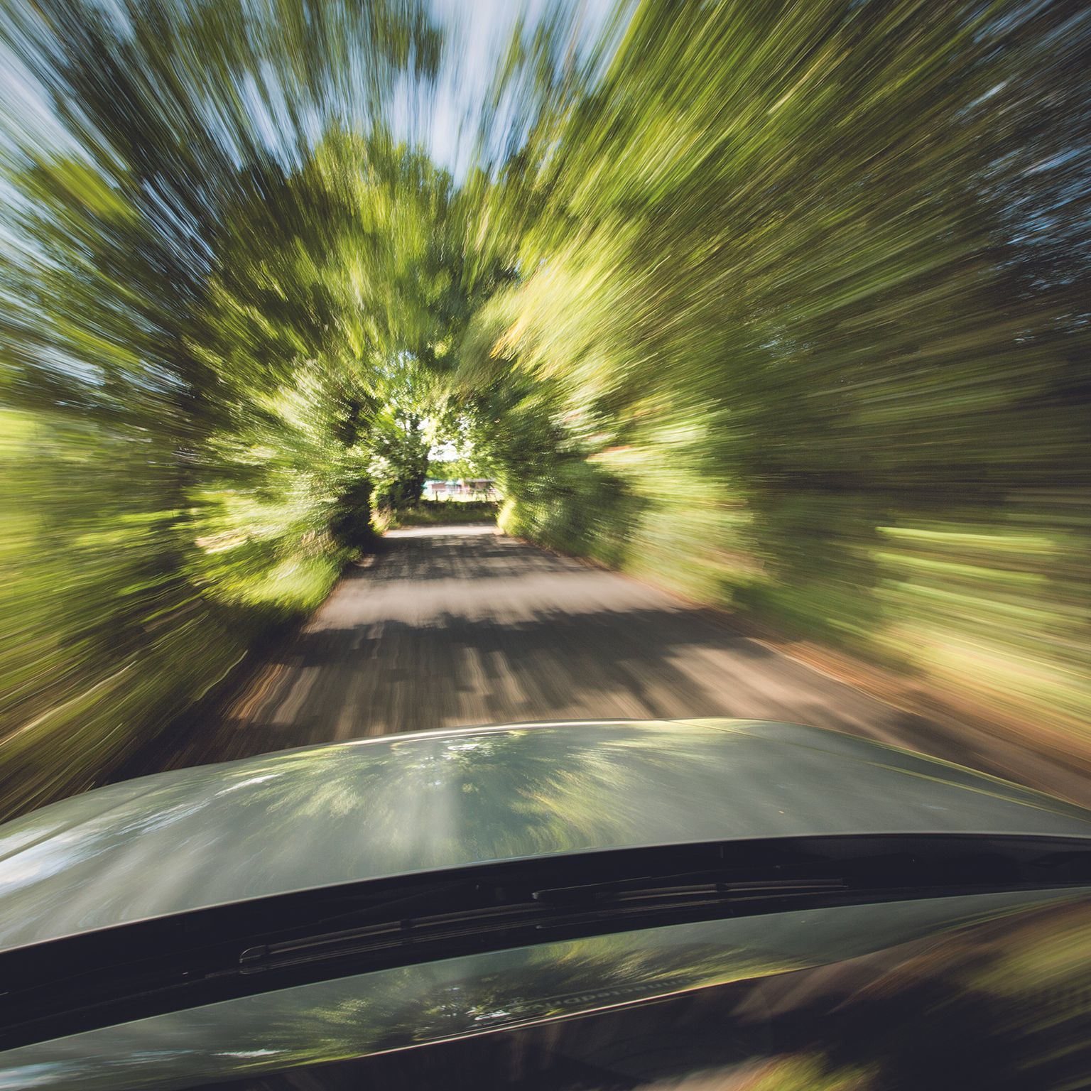 Car With Motion Blur