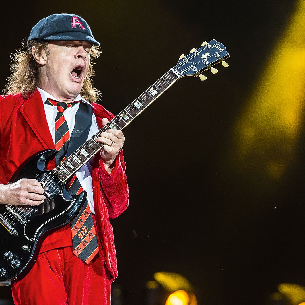 Angus Young Of Acdc 1980 Angus Young Acdc Angus Young Acdc