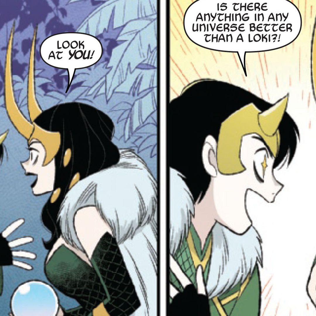Lady Loki Comic Panels
