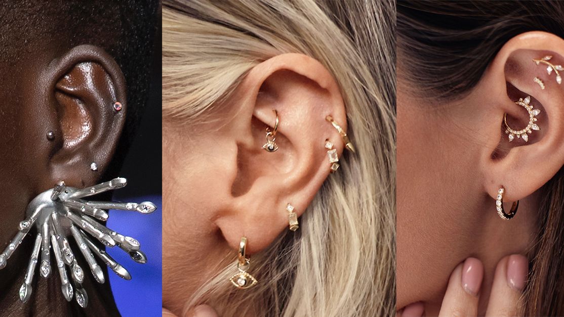 lots of ear piercings pretty