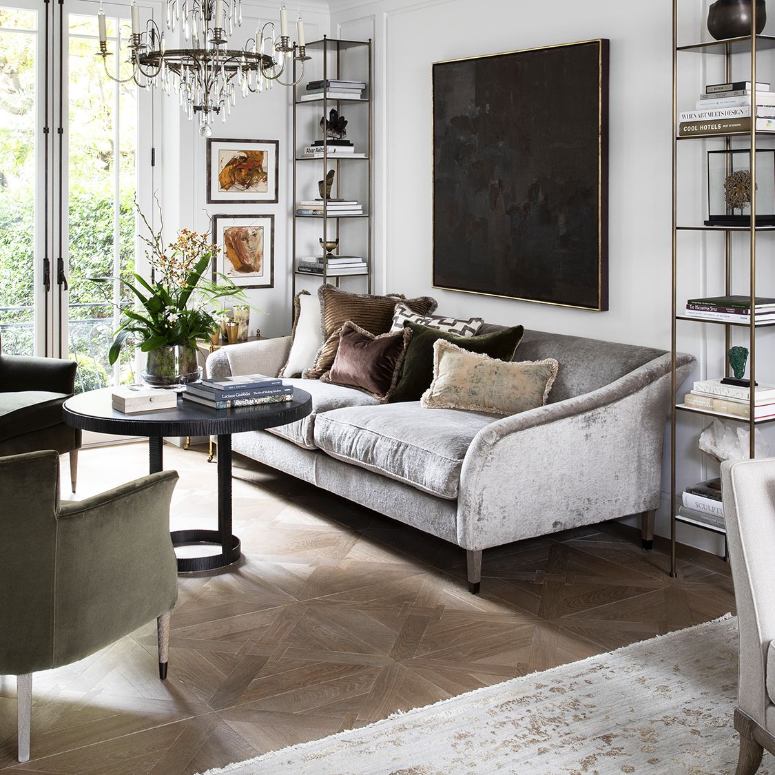 Wood Floors Country Living Room Ideas