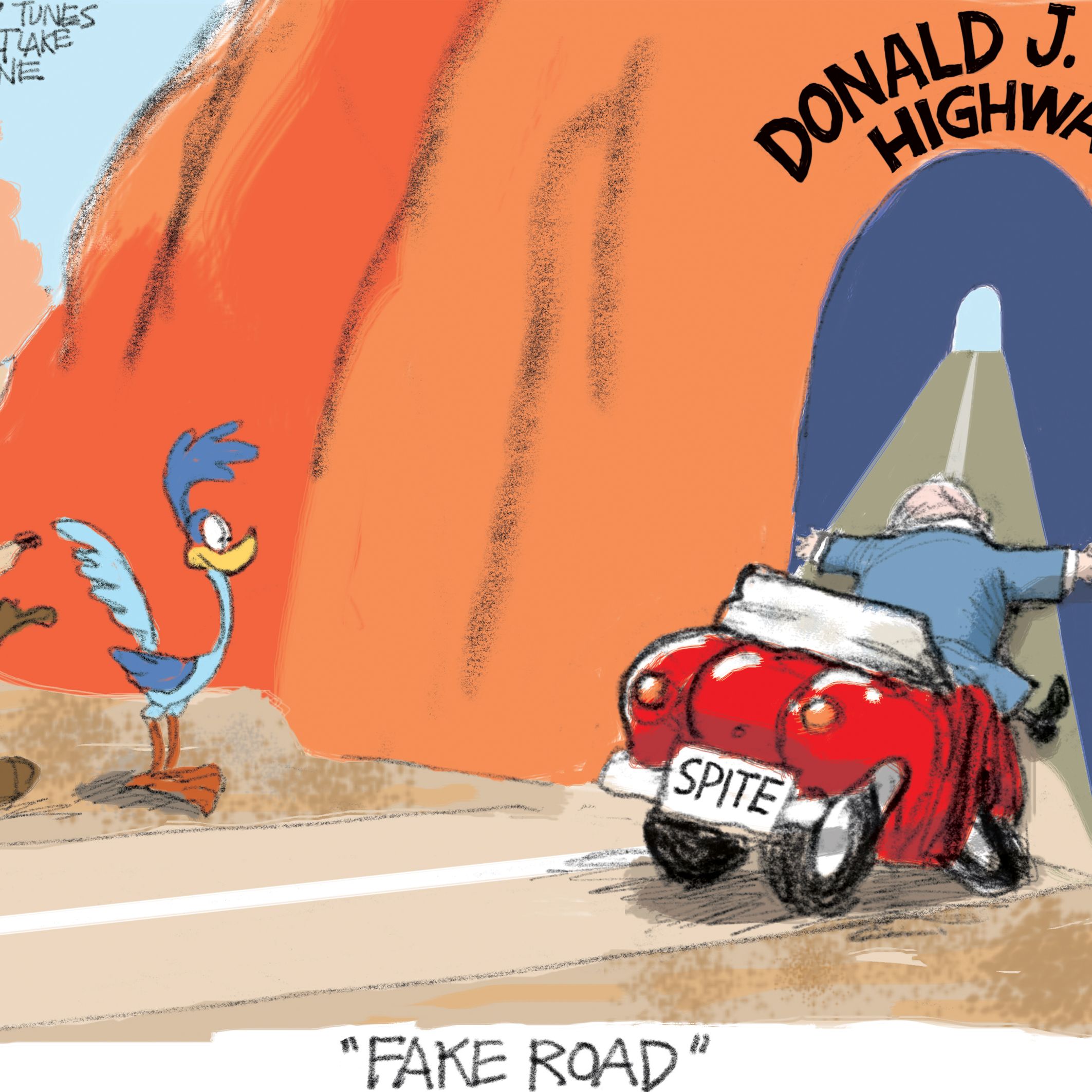 Road Runner Coyote Tunnel