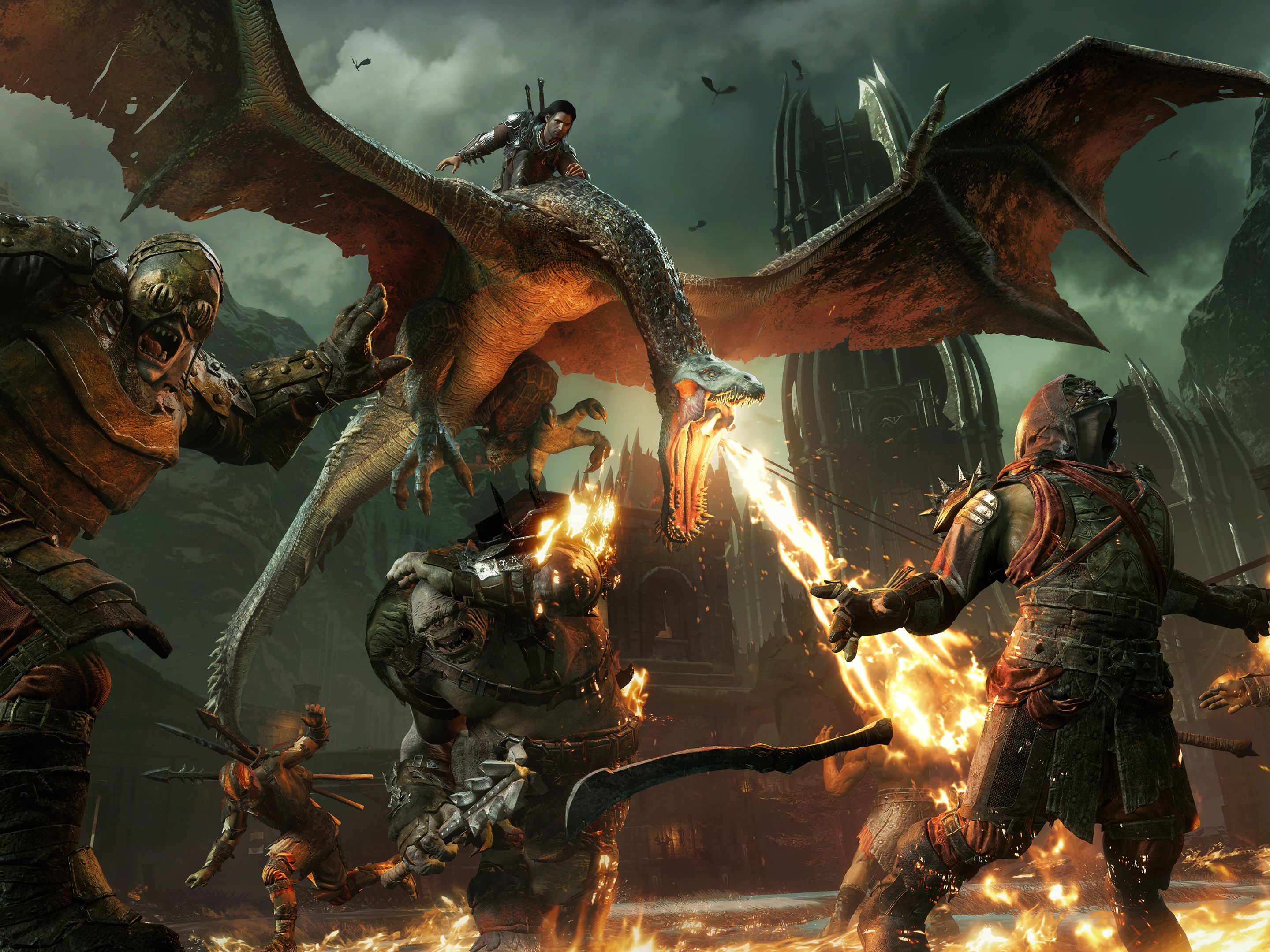 Middle Earth Battle Dragon Sudden Flame In Middle Earth: Glaurung Vs