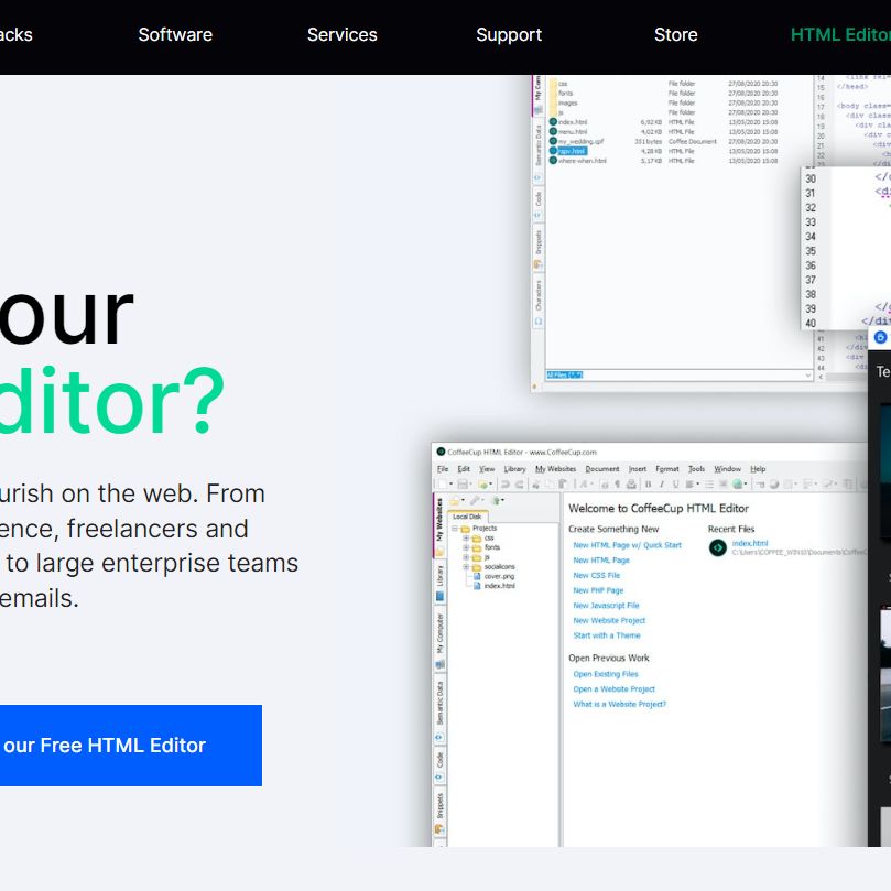 Coffeecup Editor
