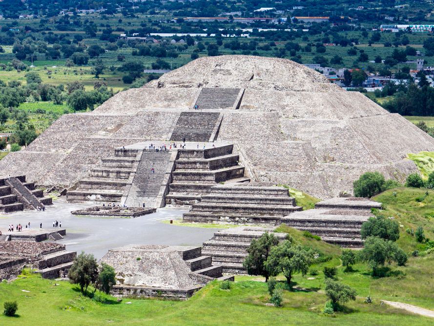 Ancient Aztec Pyramid