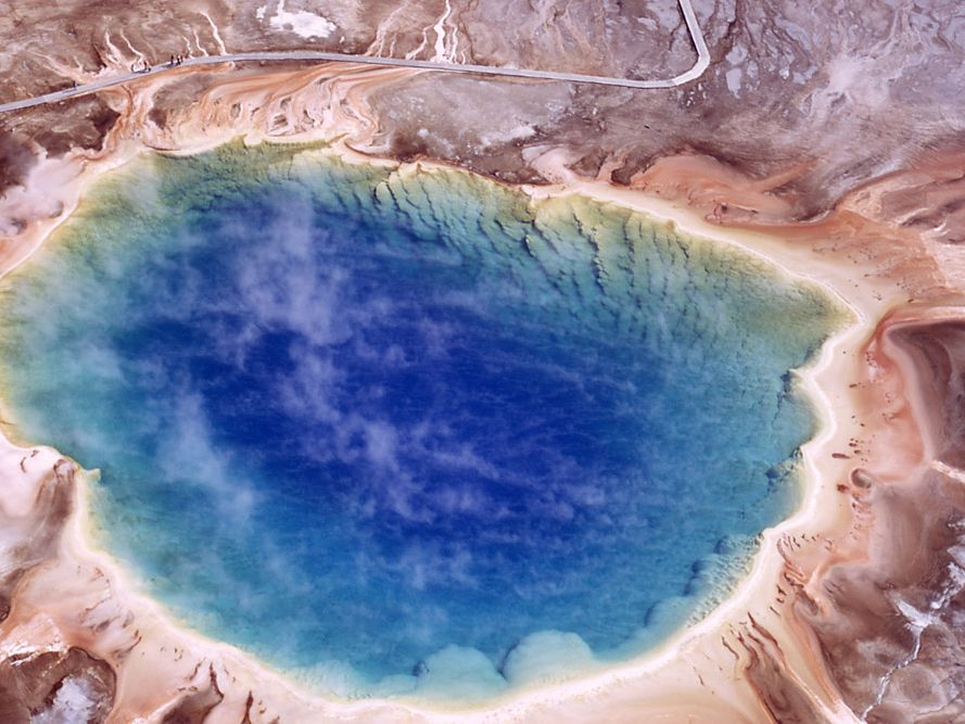 Rainbow Pool Yellowstone