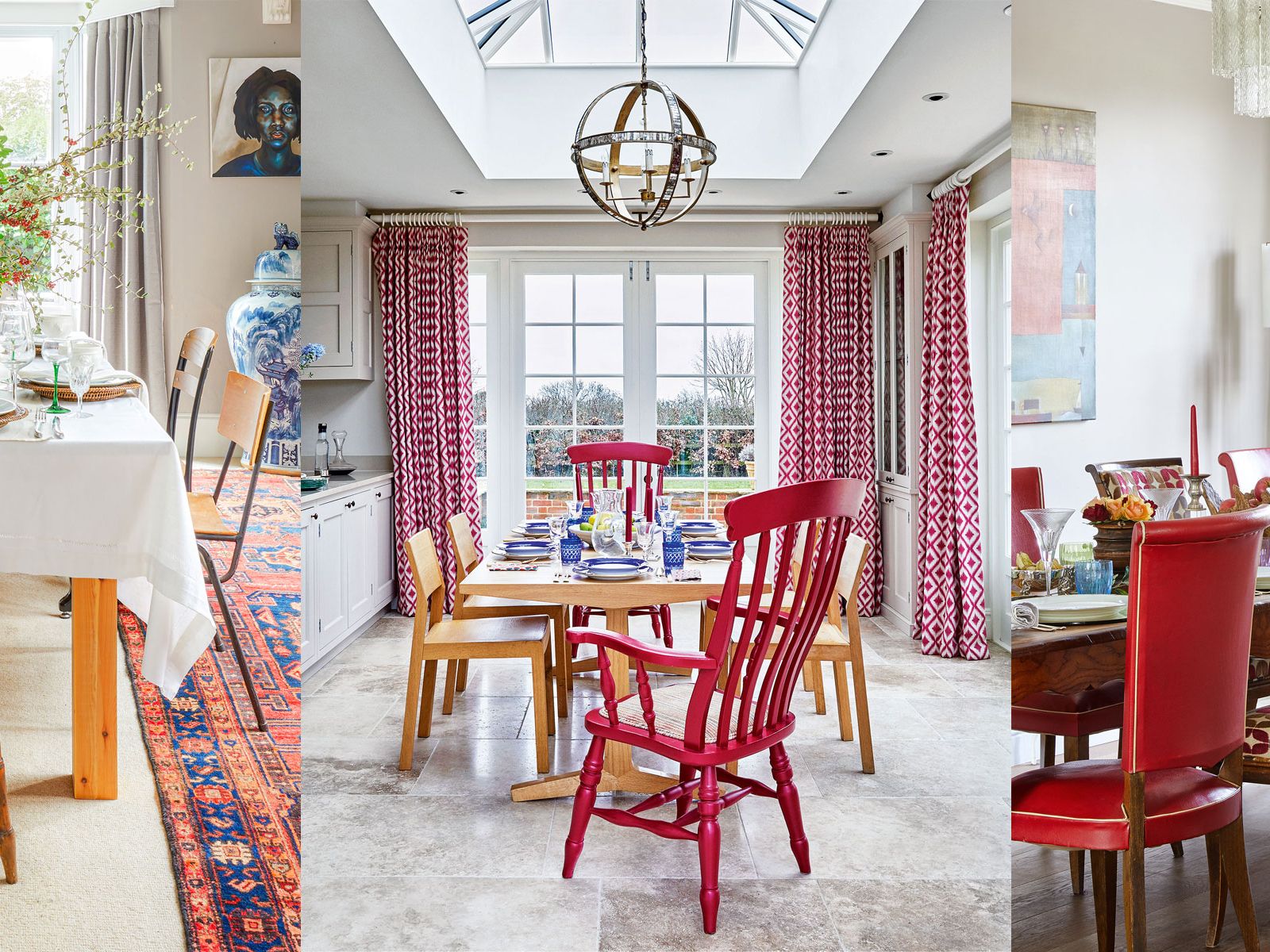 Red Dining Table And Chairs Red And Black Imported Dining Set At