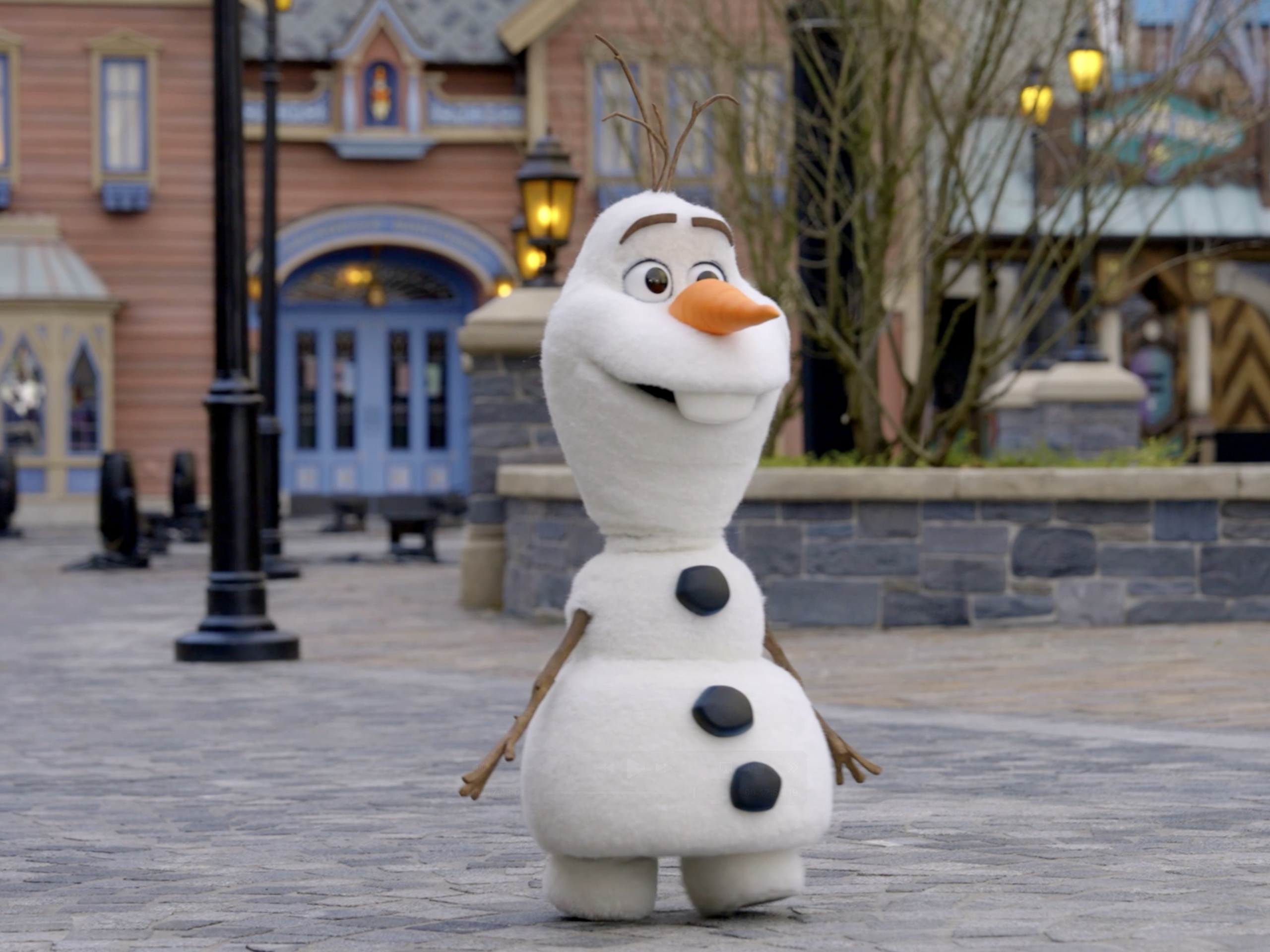 Echte Sneeuwman Olaf