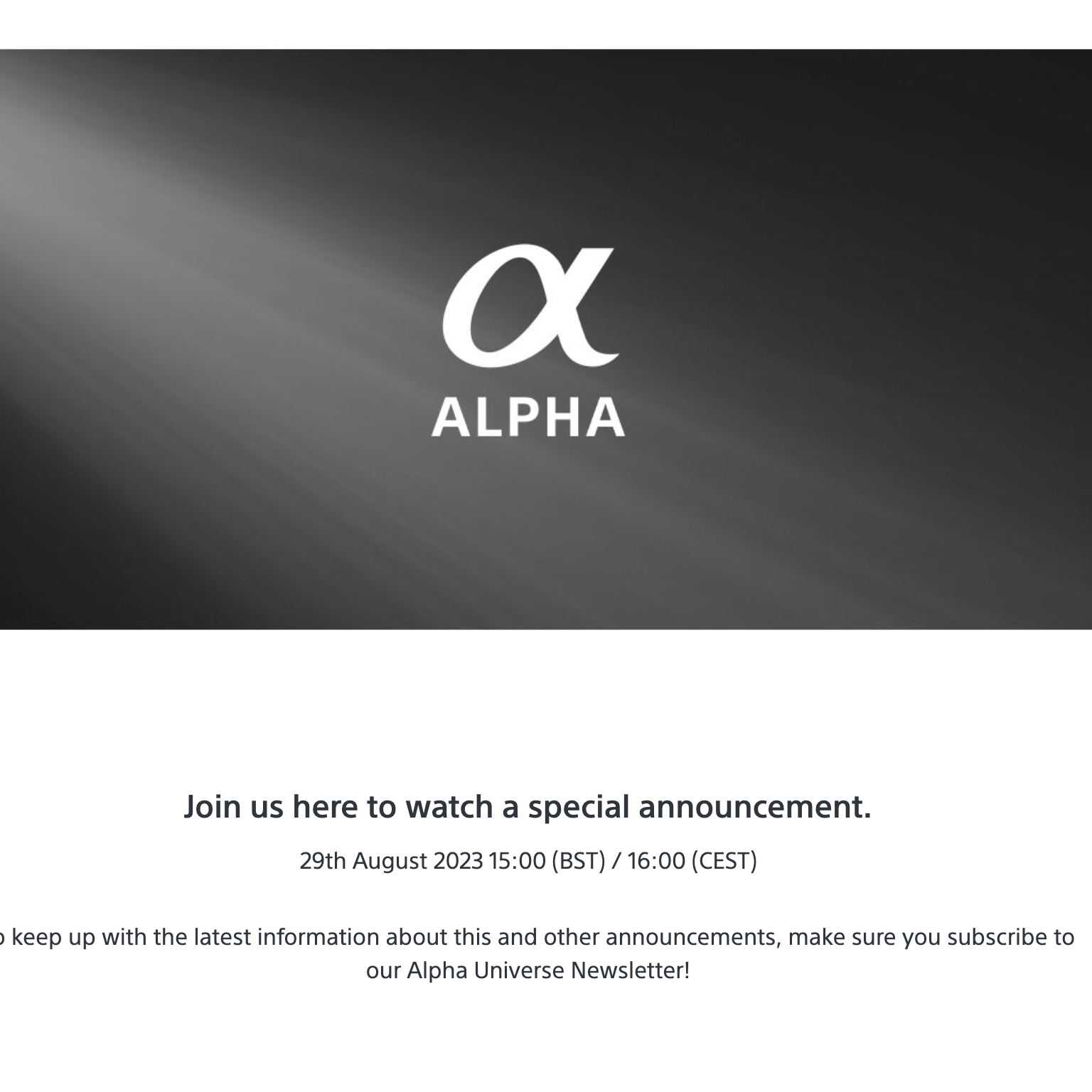 Sony Alpha Logo Png White