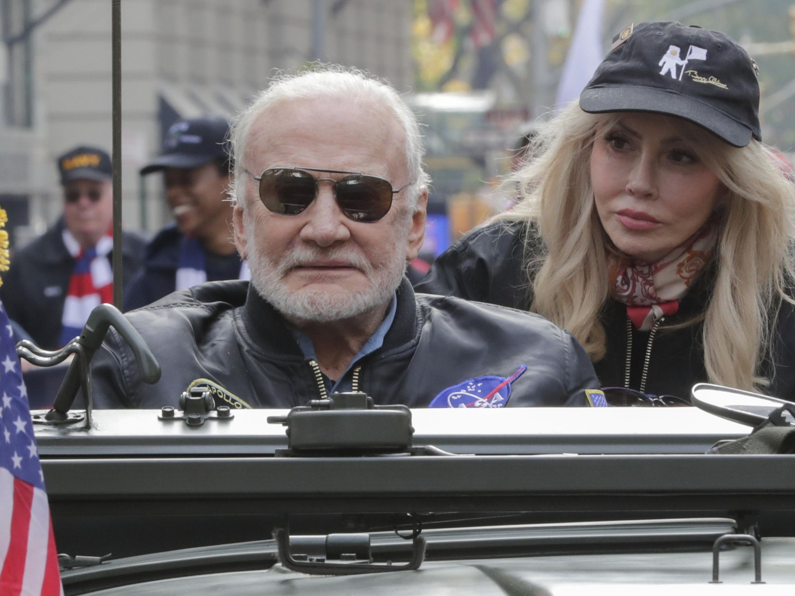 Buzz Aldrin Wife Astronaut Buzz Aldrin And Lois Aldrin Attend The 4th