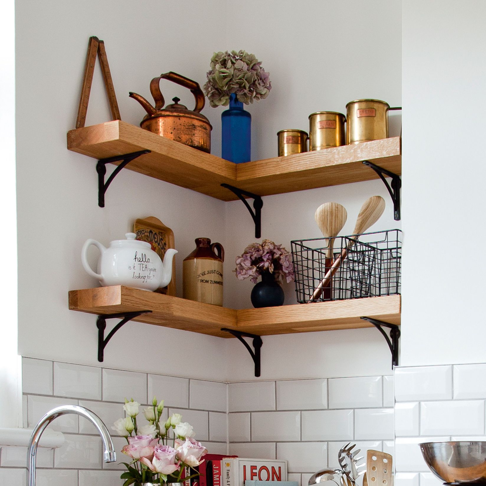 Kitchen Corner Storage Shelf