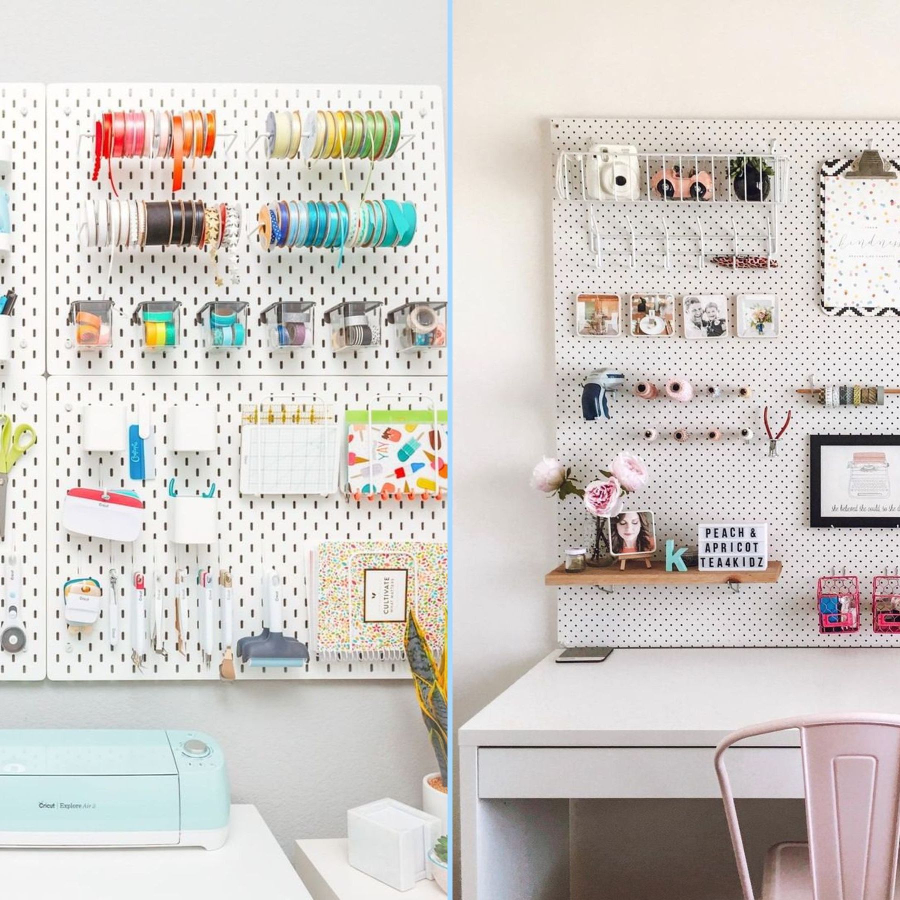 6 Great Ideas For Decorating With Pegboards And Pins Pegboard Kitchen