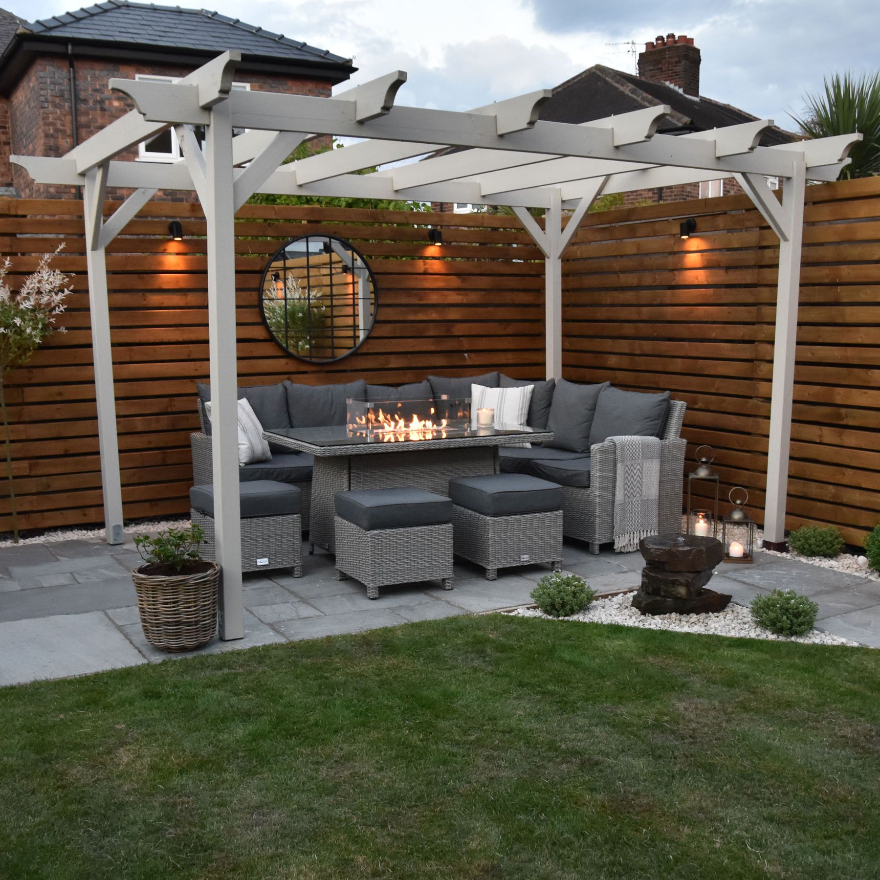 Pergola Fire Pit Designs
