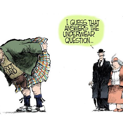 Scottish Political Cartoons