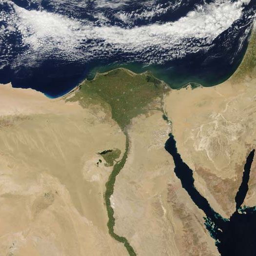 World Map Nile River