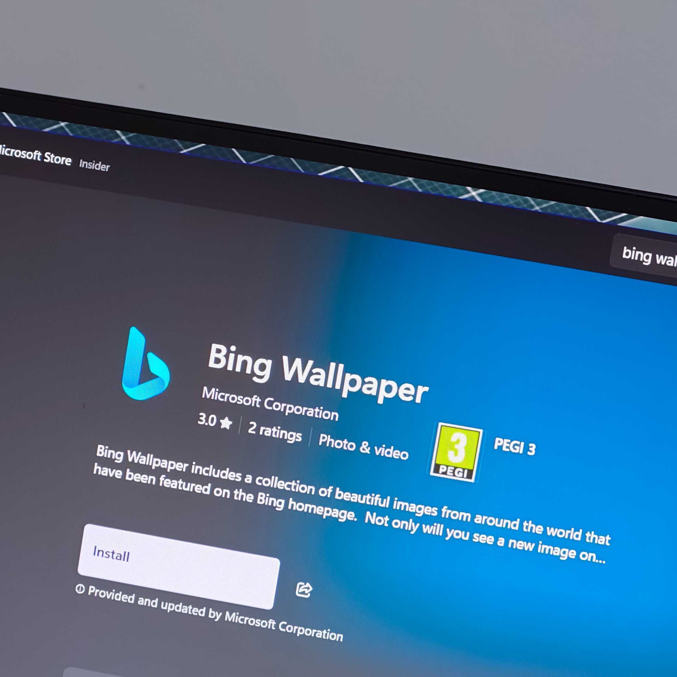 Bing Wallpaper Release