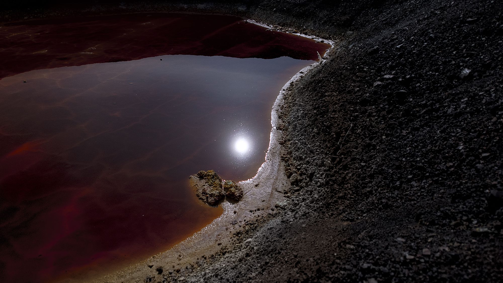 Blood Puddle On Ground