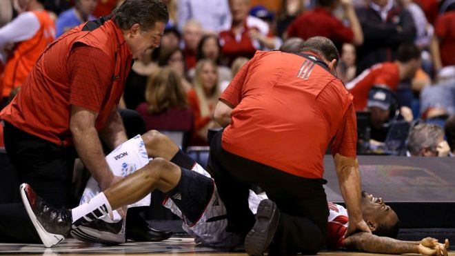 Kevin Ware Injury Bone Out Of Skin Gordon Hayward's Fracture Now Links